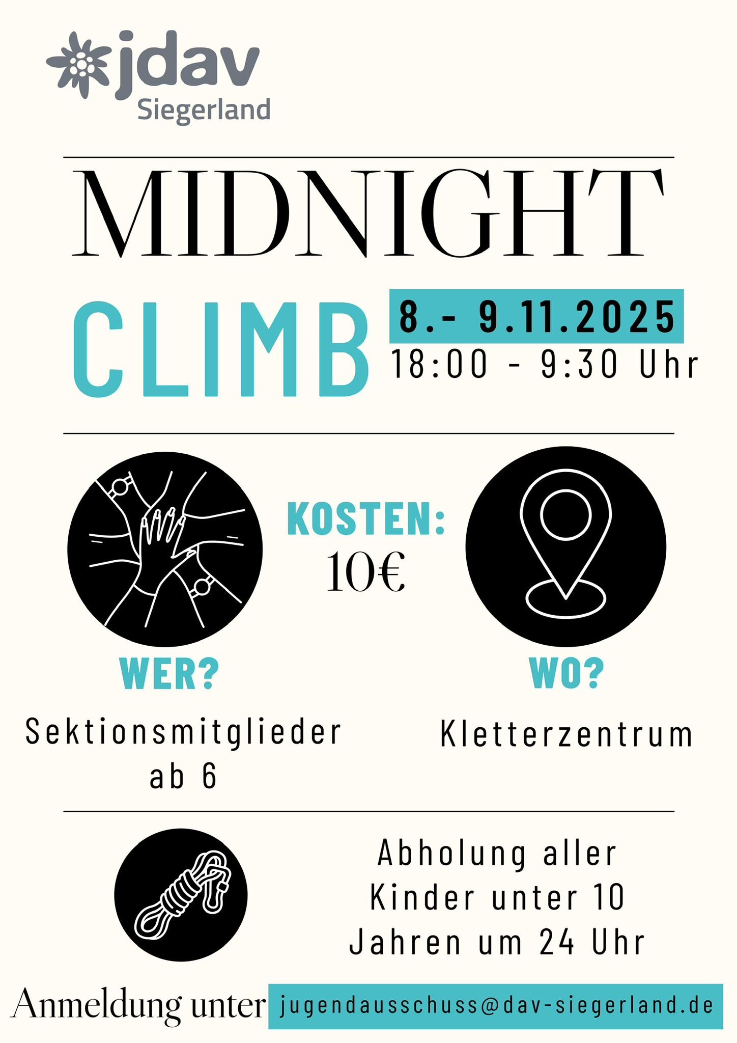 Jugend JDAV der DAV Sektion Siegerland